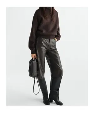 LEMAIRE Short Sweater In Felted Merino Wool