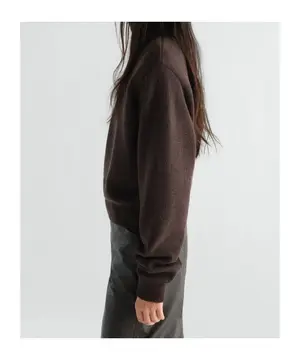 LEMAIRE Short Sweater In Felted Merino Wool