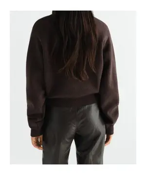 LEMAIRE Short Sweater In Felted Merino Wool