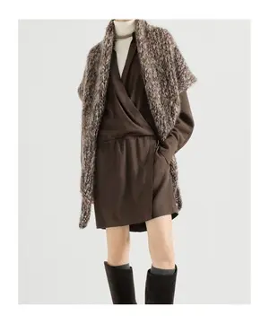 Brunello Cucinelli Mohair Knit Shawl