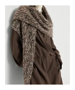 Brunello Cucinelli Mohair Knit Shawl