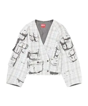 DIESEL® De-talbar-fsi Cropped Jacket