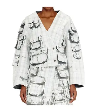 DIESEL® De-talbar-fsi Cropped Jacket