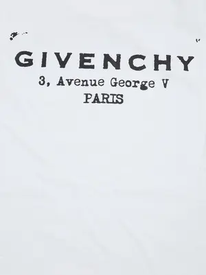Givenchy Crewneck Short-sleeve T-shirt With Logo Detail