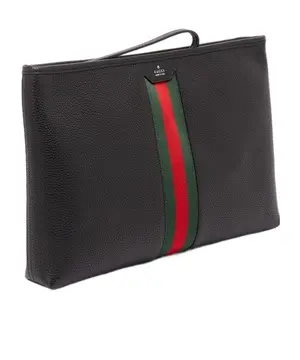 Gucci Web Striped Briefcase