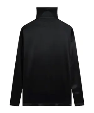 Phoebe Philo Tie-neck Top In Stretch Silk Satin