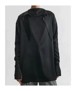 Phoebe Philo Stretch Tie-neck Blouse