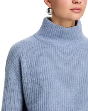 Bloomingdale'S 100% Cashmere Mock Neck Sweater Exclusive - Dolphin