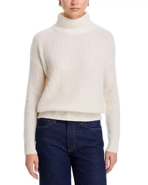 Bloomingdale'S 100% Cashmere Mock Neck Sweater - Exclusive Ivory