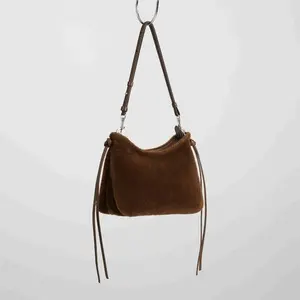 Phoebe Philo Small Shearling Shoulder Bag