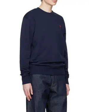 AMI Paris De Coeur Crewneck Sweatshirt