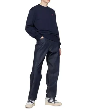 AMI Paris De Coeur Crewneck Sweatshirt