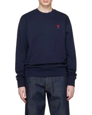 AMI Paris De Coeur Crewneck Sweatshirt