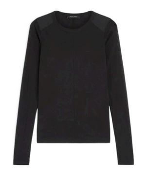 Phoebe Philo Crew Neck Long Sleeve Top - Black