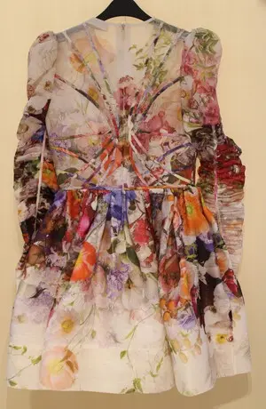 Zimmermann Multicolored Floral Mini Dress