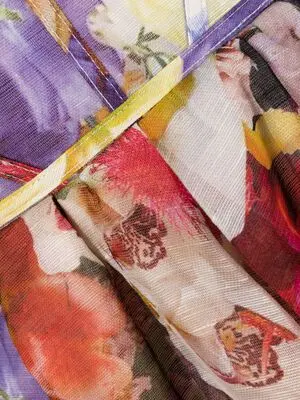 Zimmermann Multicolored Floral Mini Dress