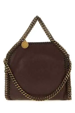 Stella McCartney Mini Chocolate Shaggy Deer Falabella Handbag - Brown