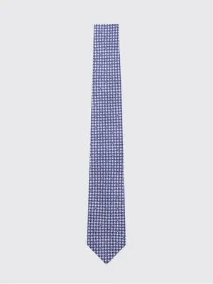 FERRAGAMO Gancini Graphic Print Silk Tie