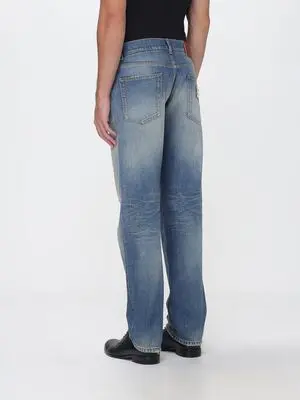 Dolce & Gabbana Straight Fit Mid-rise Distressed Denim Jeans With Worn Effect