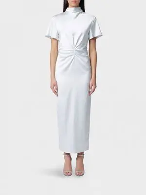 ROTATE BY BIRGER CHRISTENSEN Gathered Midi Dress