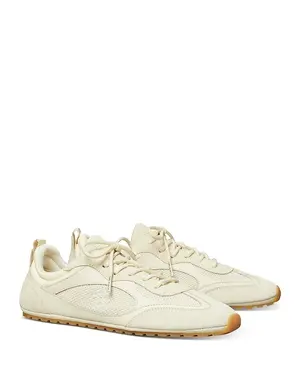 Tory Burch Field Sneakers - Light Cream