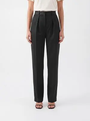 Elisabetta Franchi Tailored Pleated Trousers