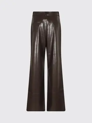Andamane Wide Leg Faux Leather Trousers