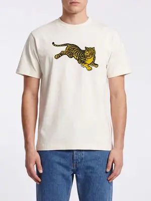 Kenzo Graphic Print Cotton Crewneck T-shirt