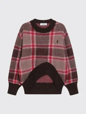 Attico Plaid Sweater - Coffee