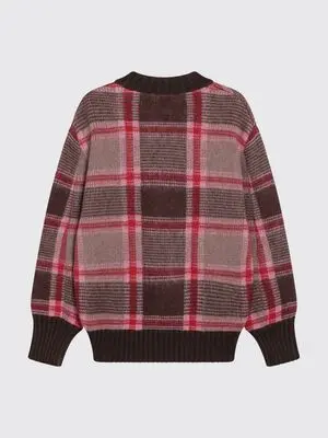 Attico Plaid Sweater - Coffee