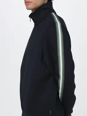 Paul Smith Sweatshirt With Striped Sleeves