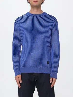 Paul Smith Striped Ribbed Knit Sweater