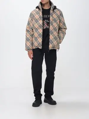 Burberry Checked Equestrian Knight Graphic T-shirt