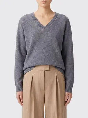 Valentino Garavani V-neck Knit Top - Grey