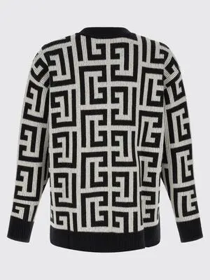 Balmain Monogram Knit Cardigan