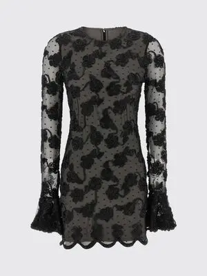 ROTATE BY BIRGER CHRISTENSEN Embroidered Floral Dress