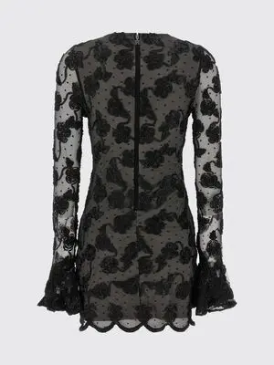 ROTATE BY BIRGER CHRISTENSEN Embroidered Floral Dress