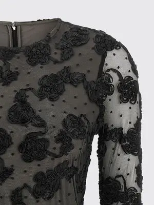 ROTATE BY BIRGER CHRISTENSEN Embroidered Floral Dress