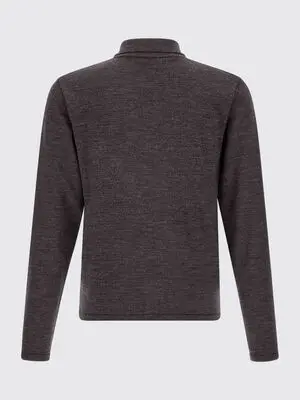 LEMAIRE Long-sleeved Polo Shirt In Pure Wool With 4-button Placket