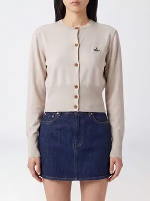 VIVIENNE WESTWOOD Cropped Cardigan - Beige