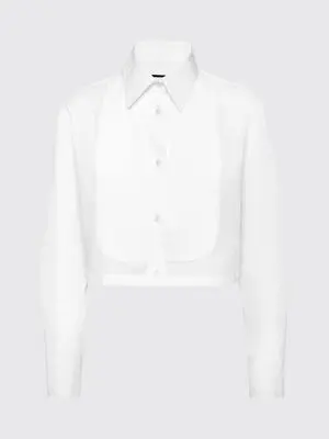 Philipp Plein Cropped Shirt With Open Back