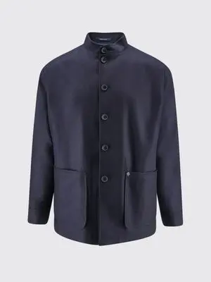 Tagliatore Stand Collar Jacket - Blue