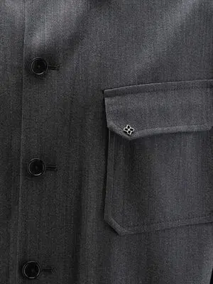 Tagliatore Textured Shirt Jacket