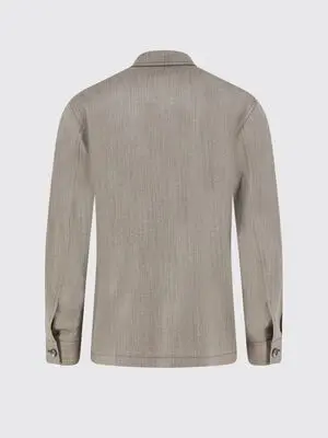 Tagliatore Textured Shirt Jacket - Brown