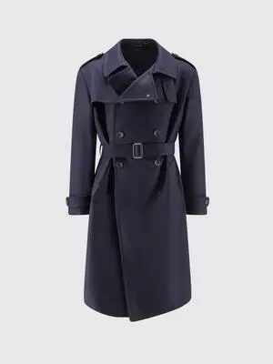 Tagliatore Double-breasted Belted Trench Coat