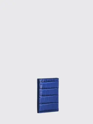 TOM FORD Crocodile-effect Calfskin Bifold Card Holder
