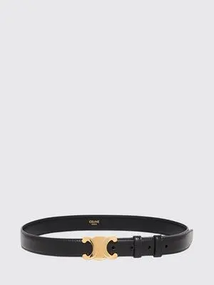 Celine Triomphe Belt - Black