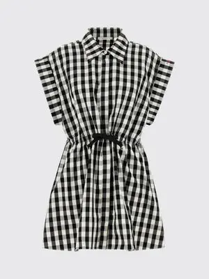 Givenchy Gingham Check Shirt Dress - Black