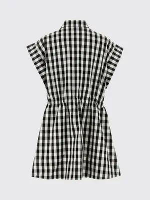 Givenchy Gingham Check Shirt Dress - Black