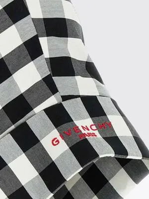 Givenchy Gingham Check Shirt Dress - Black